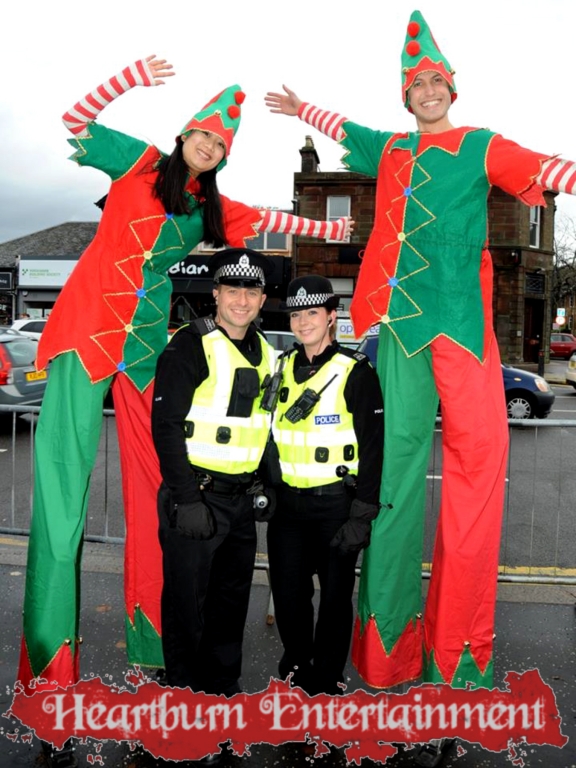 Christmas stilt walkers | Hire Christmas stilt walkers| London ...