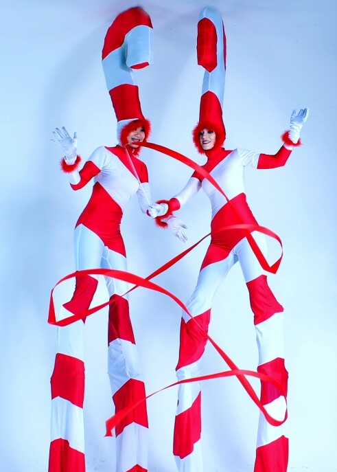 Christmas stilt walkers | Hire Christmas stilt walkers| London ...