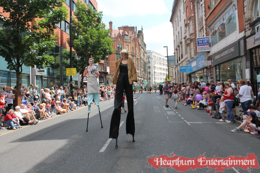 Parade stilt walkers | Heartburn Entertainment