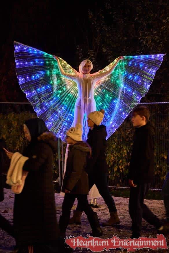 LED stilt walkers | Heartburn Entertainment
